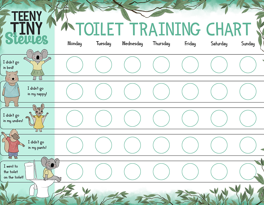 Toilet training chart